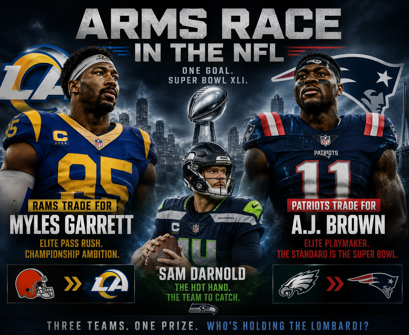 Rams, Pats make monster deals as they chase the Hawks | CHAWK TALK ...
